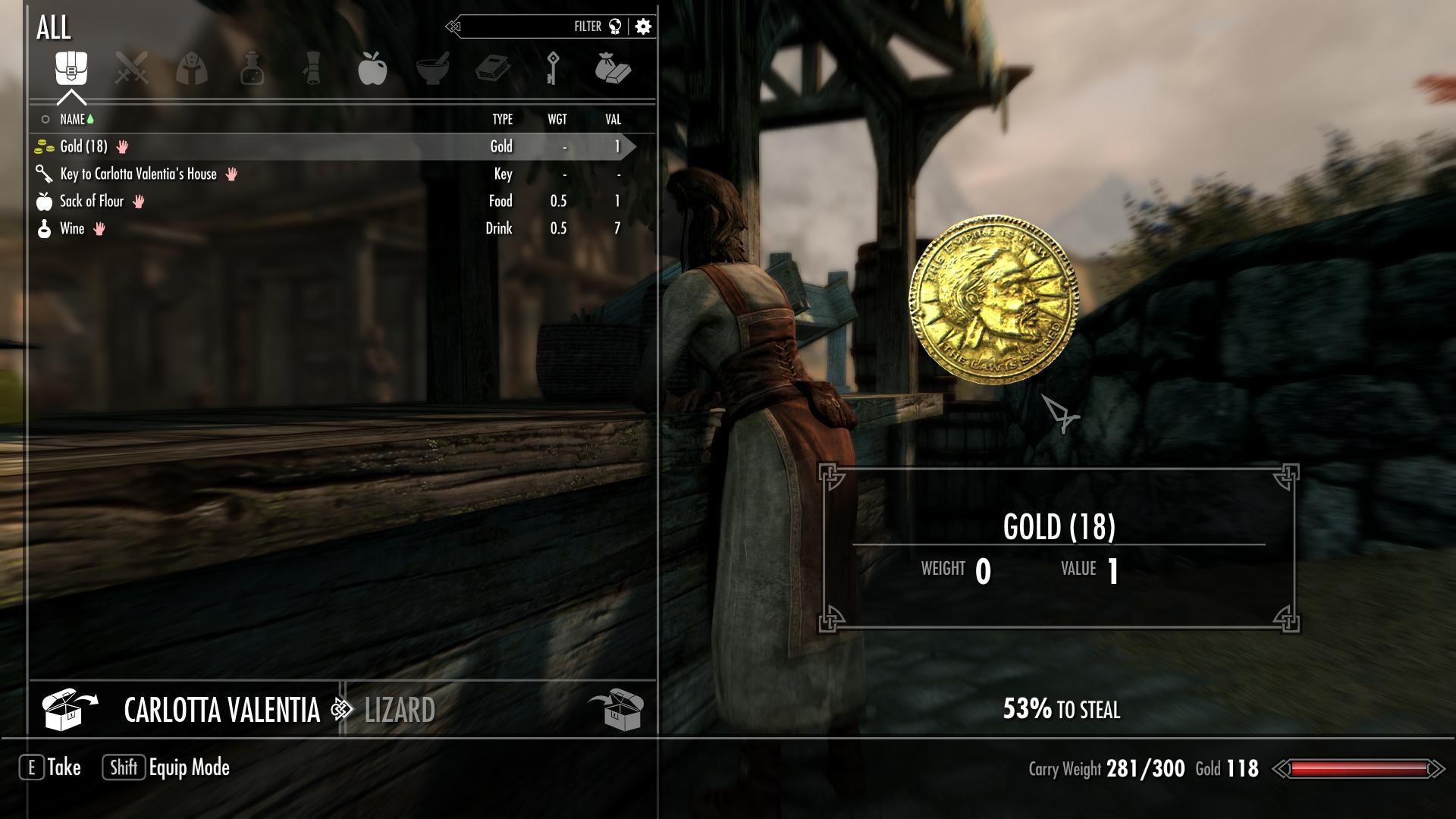 Less Rewarding Pickpocketing – Eddoursul's Mods